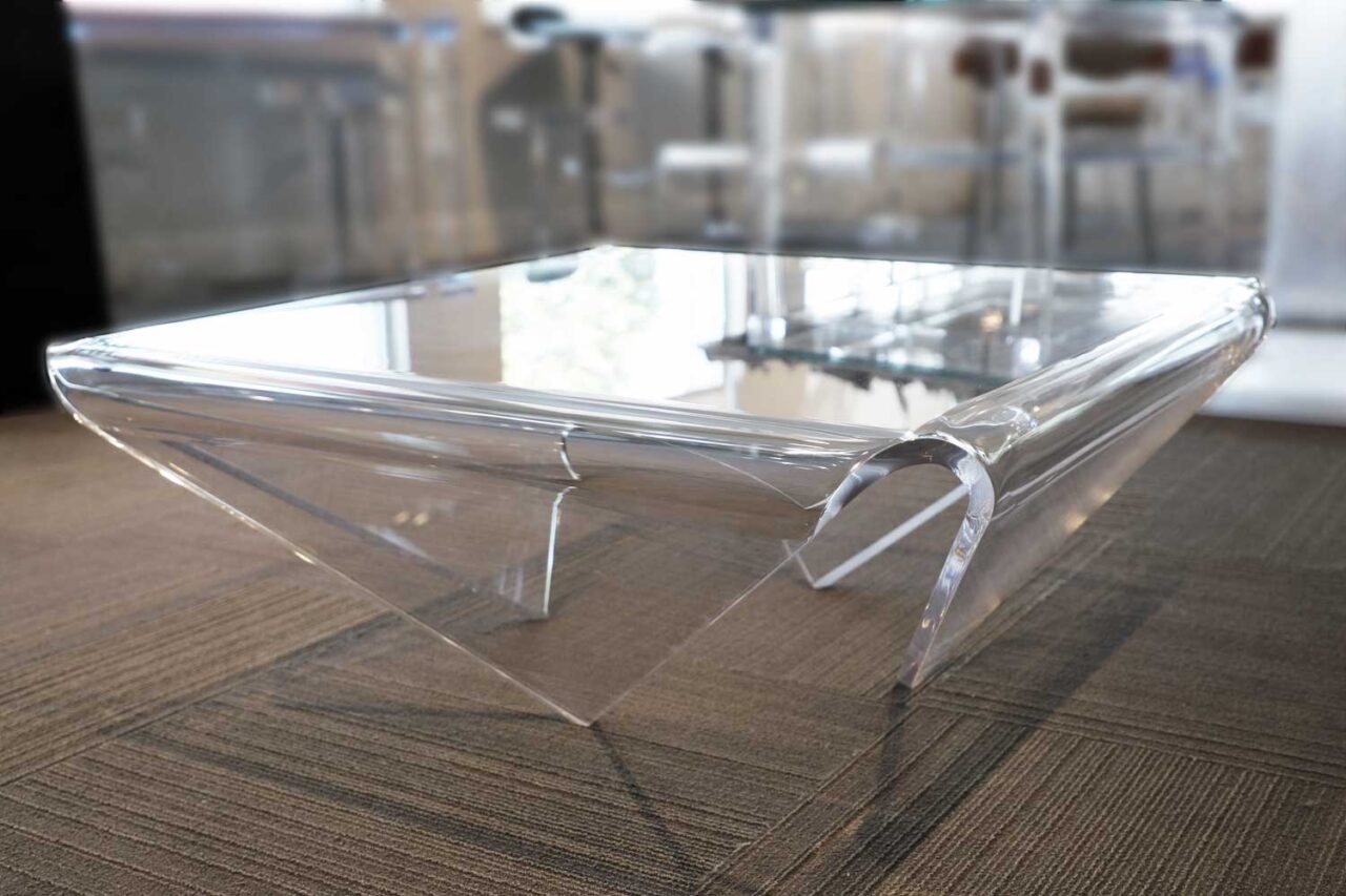 Envelope Cocktail Table - Brilliant Acrylic Design